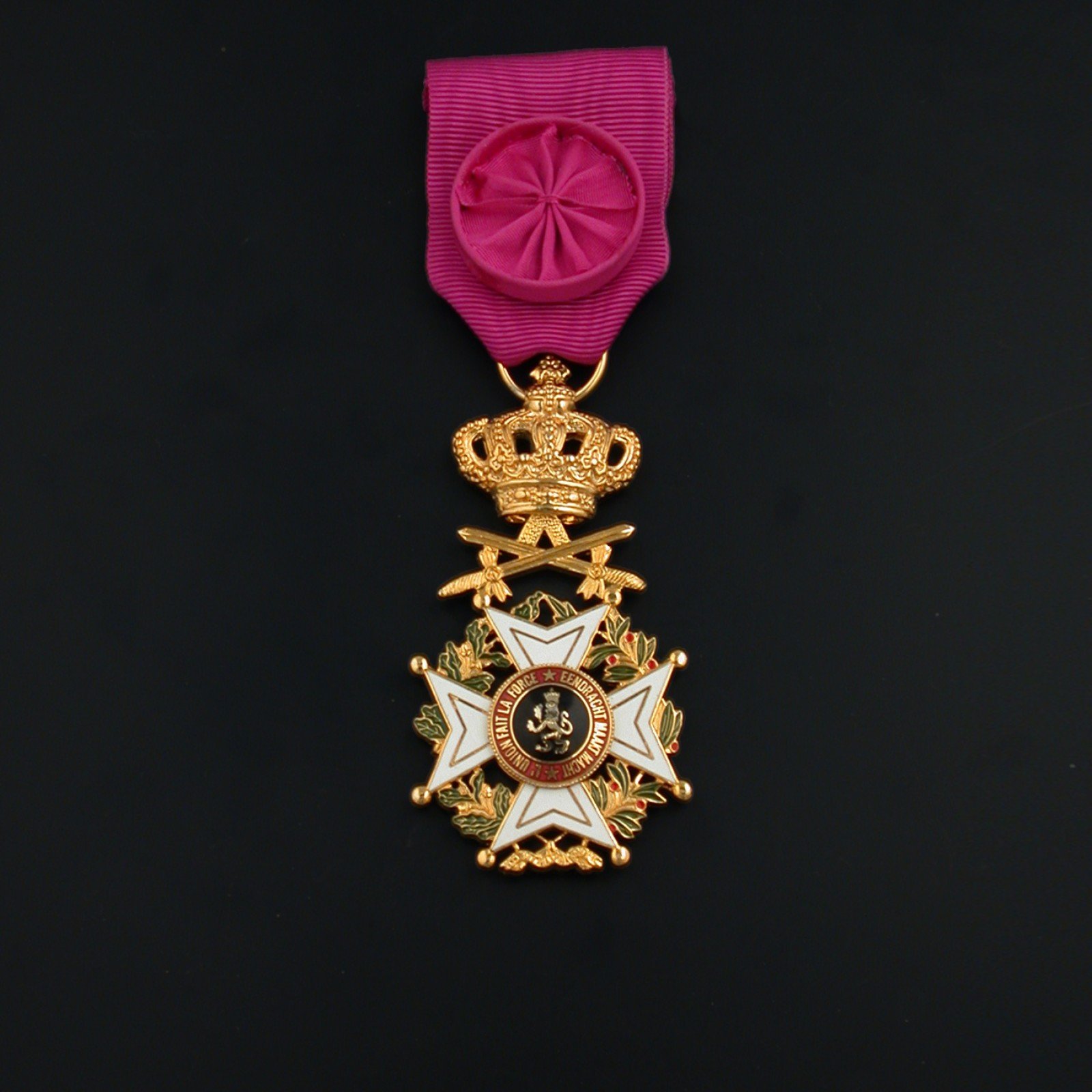 Officieel Ereteken Leopoldsorde Militair Officier Officieel model